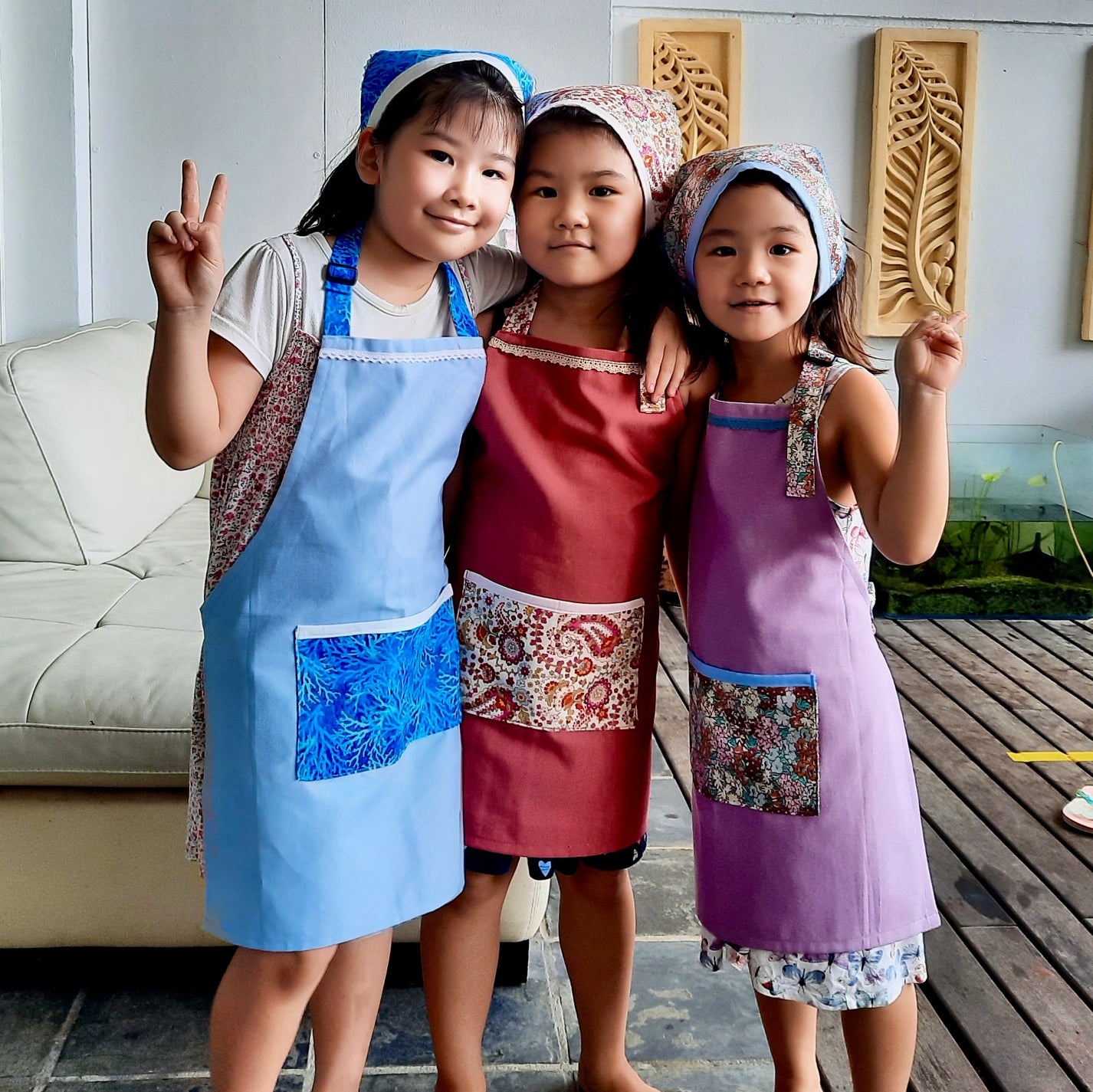 Kids Apron/3 sizes Free Pattern. – Emels' Handicraft