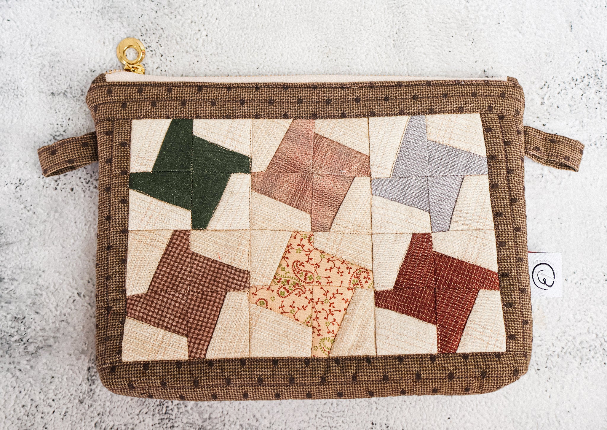 Windmill patchwork pouch pattern – Emels' Handicraft