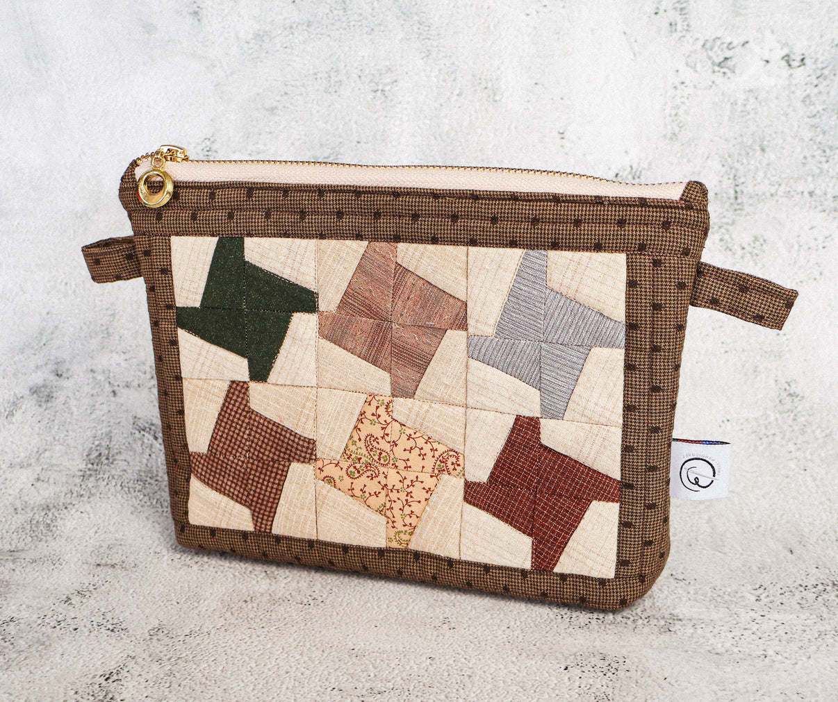Windmill patchwork pouch pattern – Emels' Handicraft