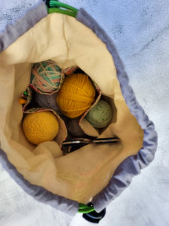Drawstring Fabric Basket Pattern – Emels' Handicraft